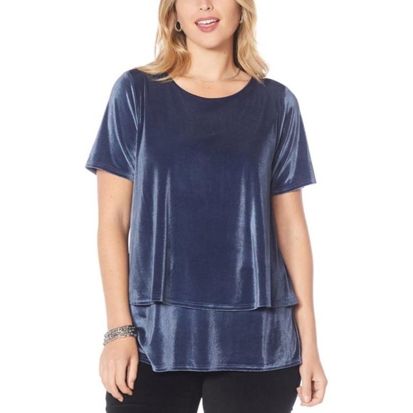 DG2 by Diane Gilman | Tops | Nwt Dg2 By Diane Gilman Short Sleeve Easy ...